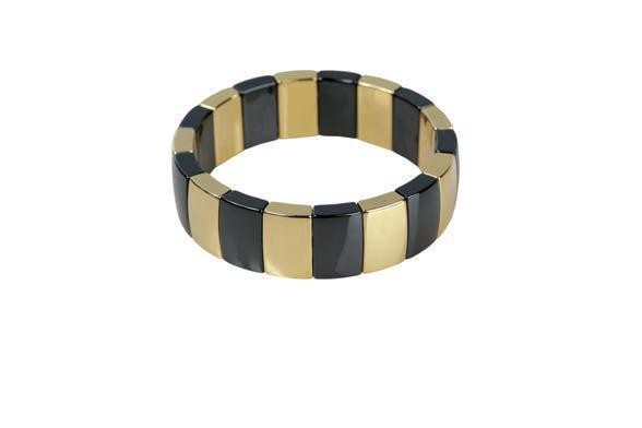 Roberto Demeglio Single Row Rectangle Aura Bracelet